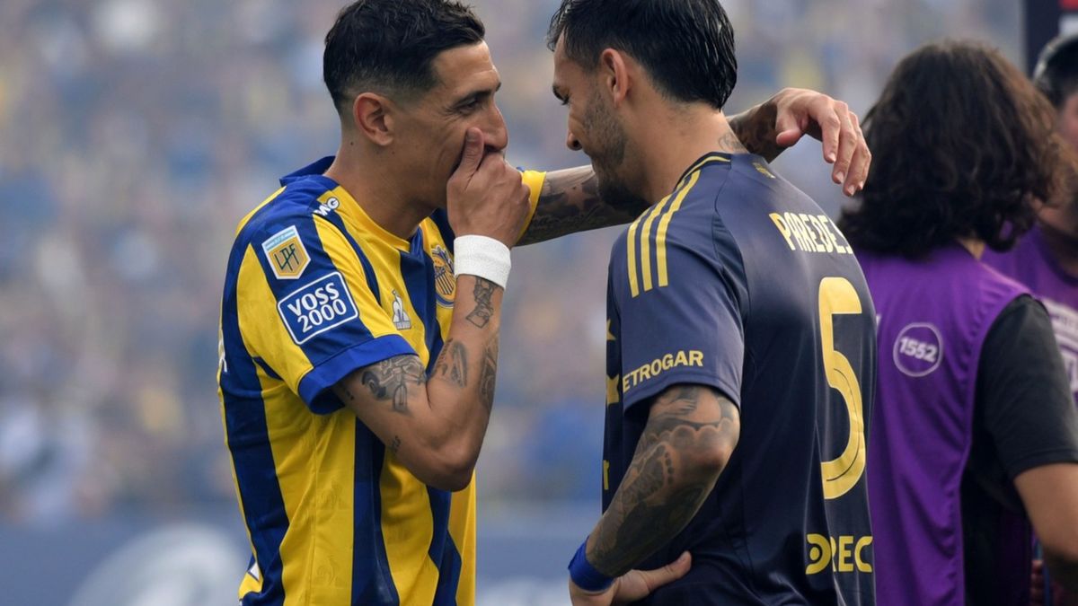 Paredes sorprendió a Di María en Rosario en el día libre de Boca y ...