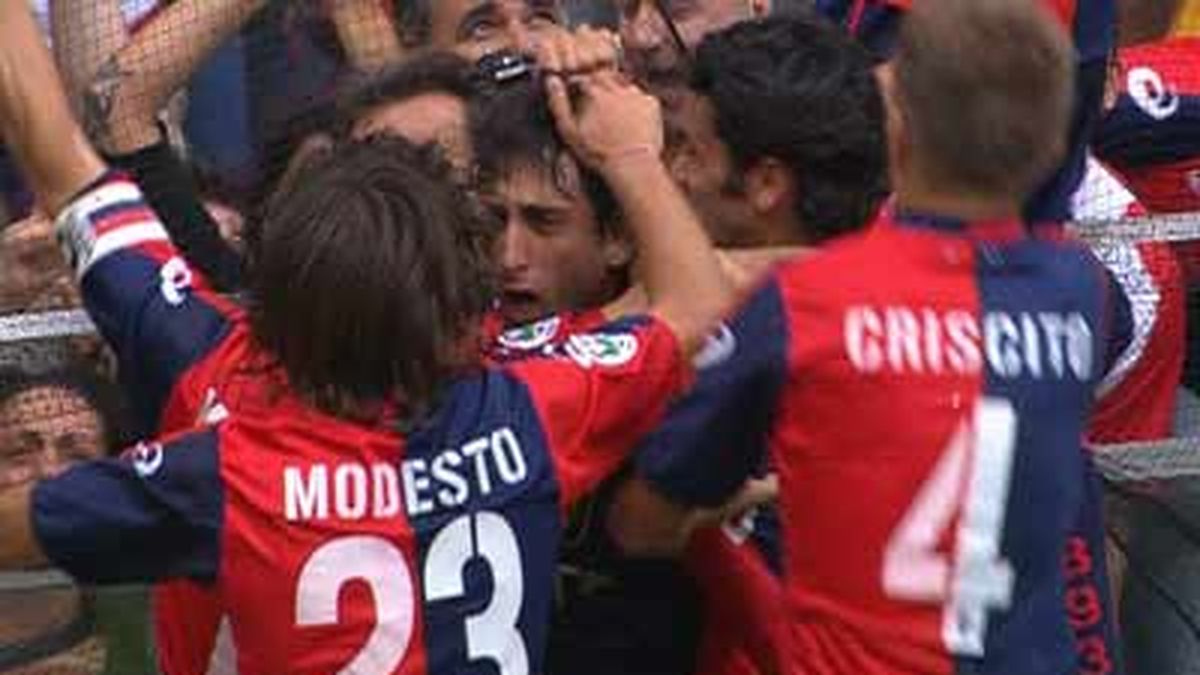 Diego Milito tuvo un regreso soñado al Genoa