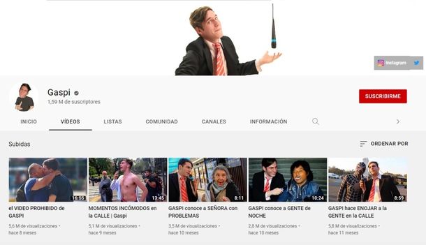 Quién es Gaspi, el youtuber más polémico y zarpado