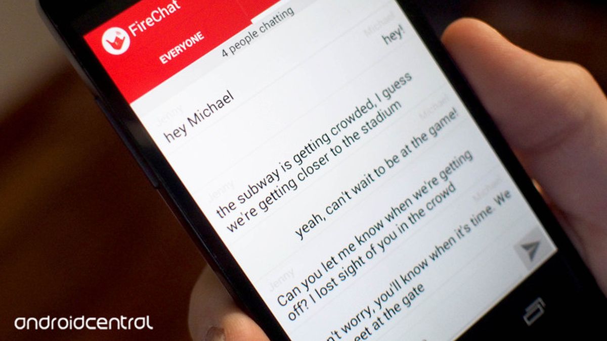 FireChat: una aplicación de mensajería que funciona sin conexión a Internet