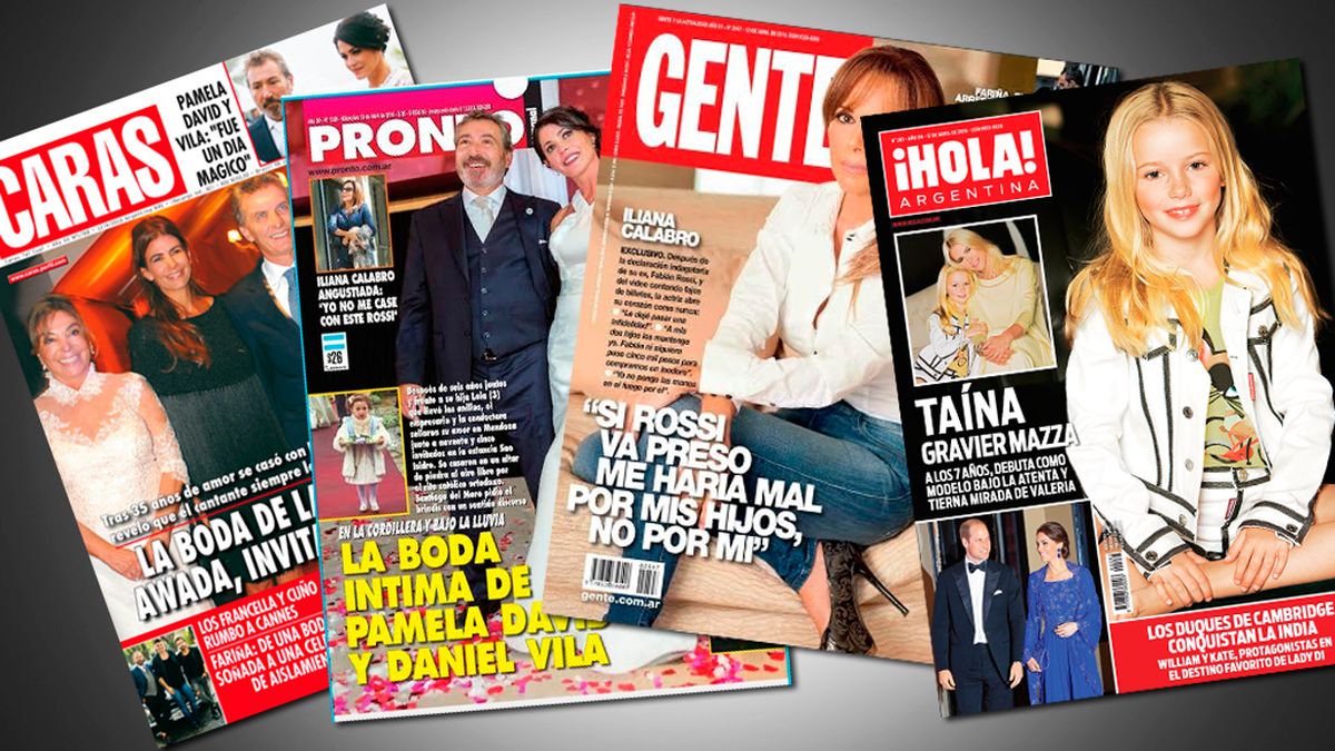 Mirá las tapas de revistas de la semana