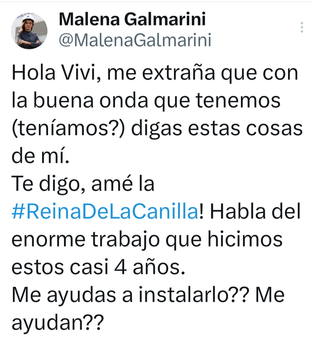 Malena Galmarini Respondió Con Ironía Y Originalidad El Ataque Misógino
