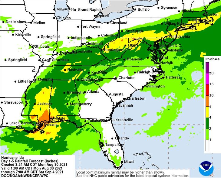 VIDEO: Así se ve el huracán Ida desde adentro
