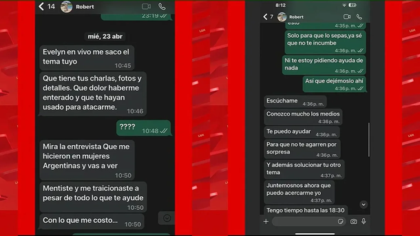 HABLÓ la SUPUESTA AMANTE de ROBERTO GARCÍA MORITÁN: REVELÓ CHATS y detalles del ENGAÑO a PAMPITA