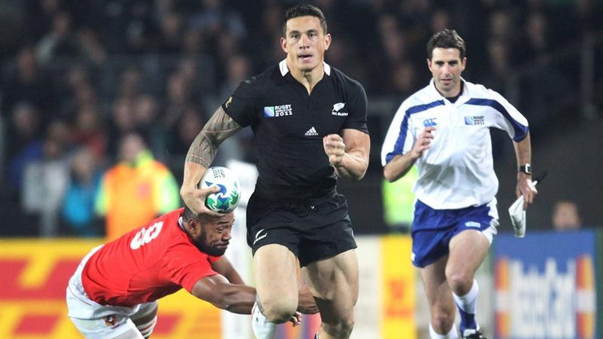 Victoria de los All Blacks frente a Tonga en el debut mundialista