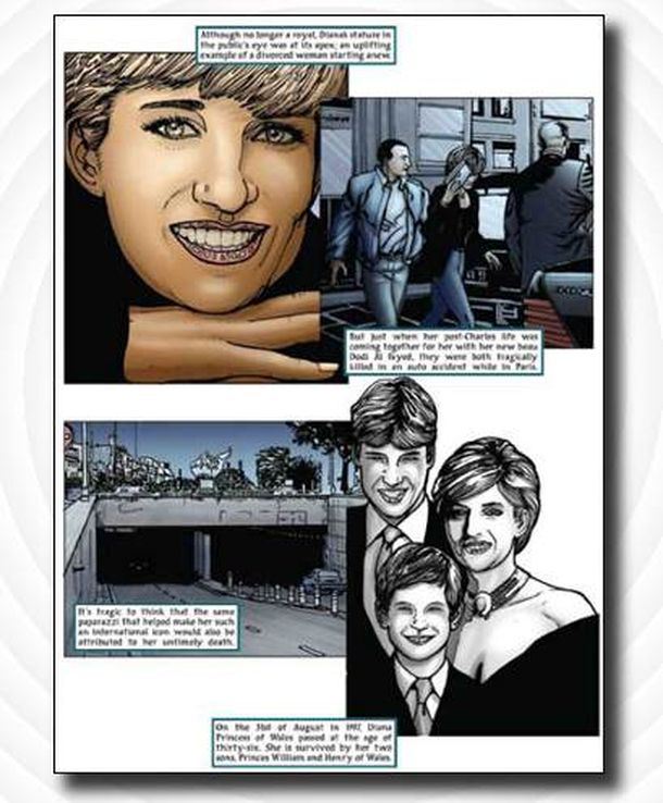 Lady Di tiene ya su propio comic