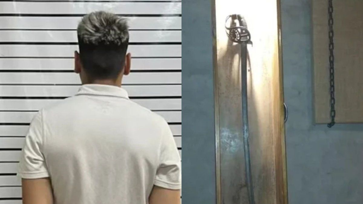 Cayó uno de los responsables del robo de un sable histórico de 1898 en ...