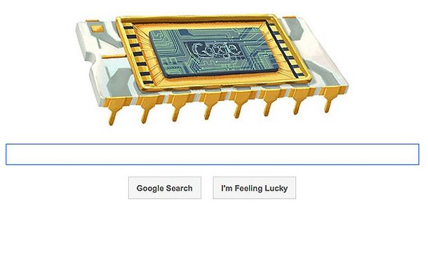 Google homenajea al creador del microchip