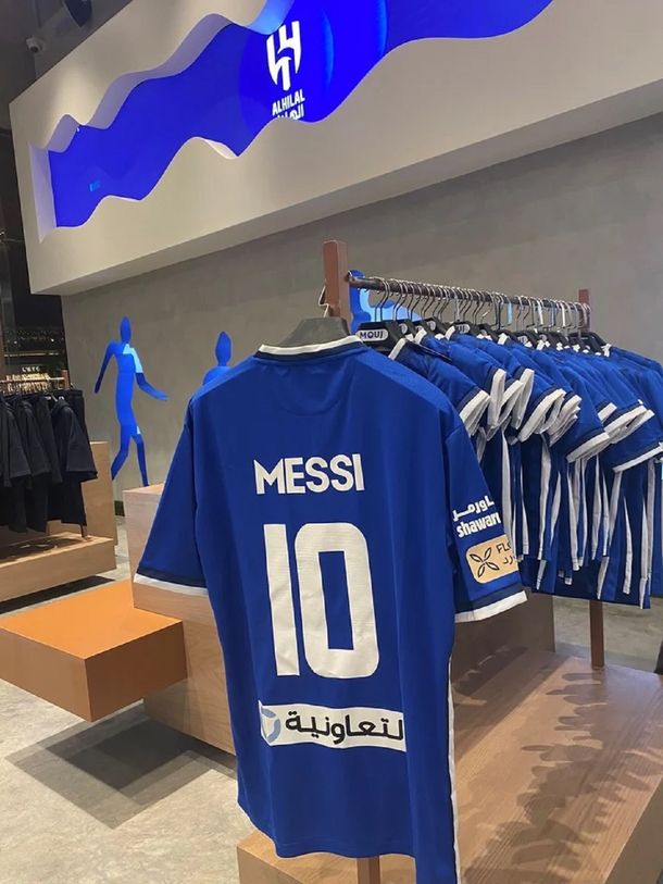 La particular camiseta de Lionel Messi que venden en Arabia Saudita: a ...