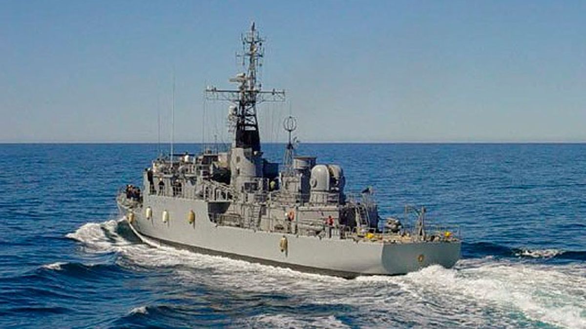 El arribo de la Corbeta Espora coincidiría con el de la Fragata Libertad