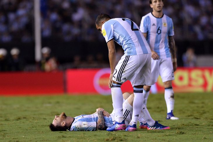 Diez fotos del 10 de la Selección, Lionel Messi, ante Chile