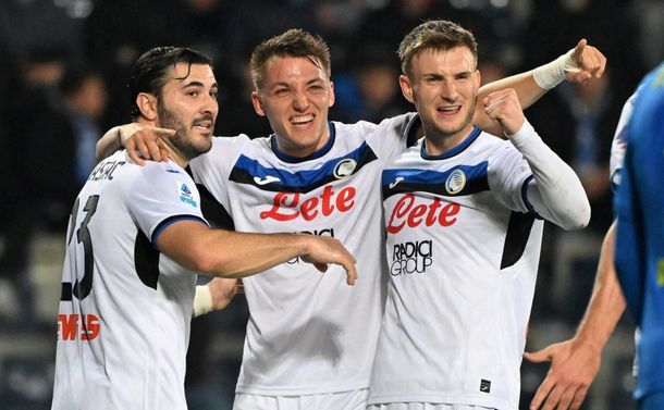 Gol y asistencia de Mateo Retegui en la goleada del Atalanta ante Empoli
