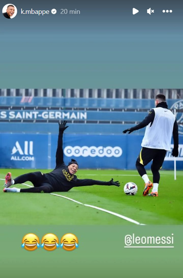 El posteo de Kylian Mbappé con Lionel Messi a pura risa que aleja los rumores de enfrentamiento