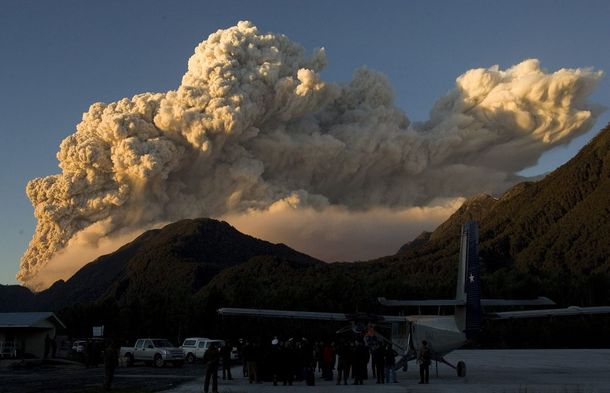 Alerta por la erupción del volcán Chaitén