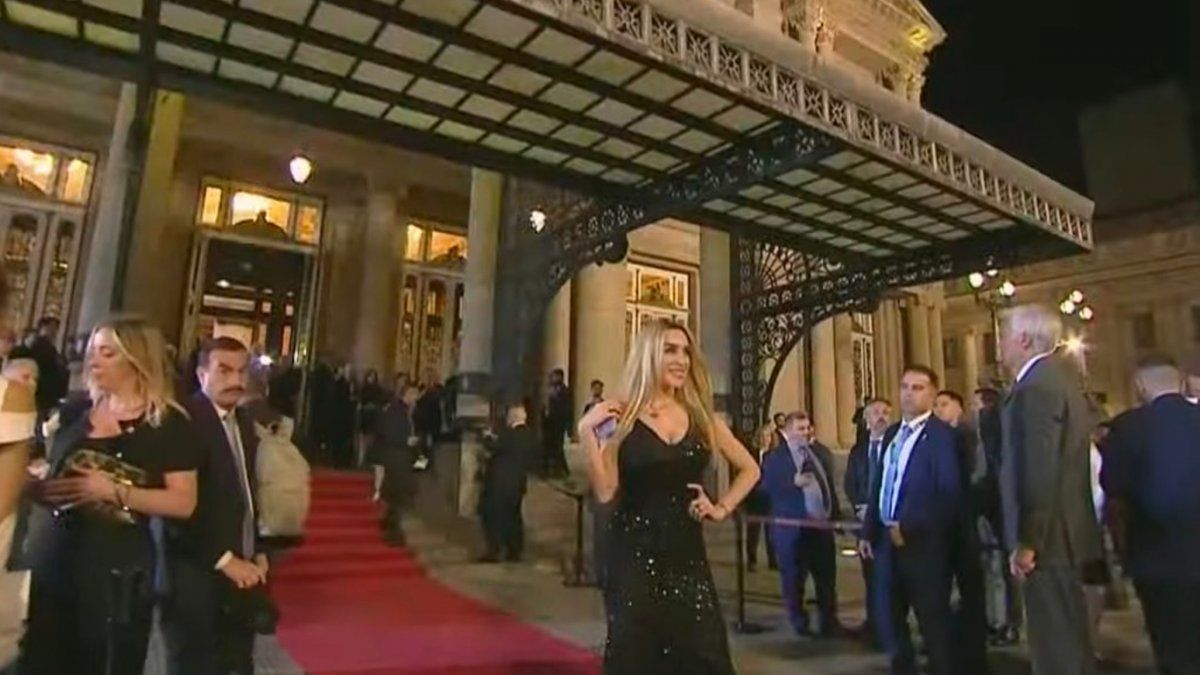Fátima Florez llegó sola al Teatro Colón para la función de gala de ...