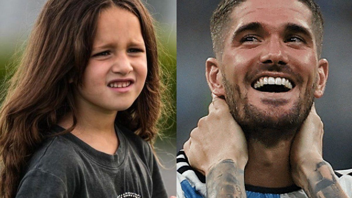 El divertido video viral de Rodrigo De Paul junto a su hija Francesca ...