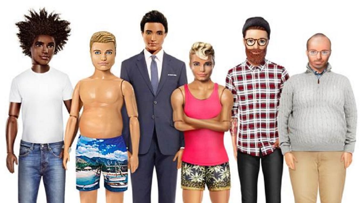 Ante la diversidad de las Barbie, piden que Ken tenga panza