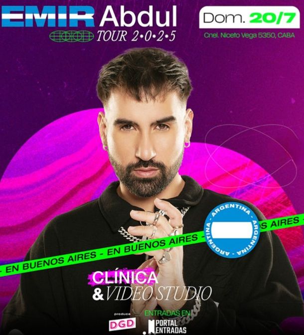 Emir Abdul llega a Buenos Aires con su clínica de baile: Estoy viviendo ...