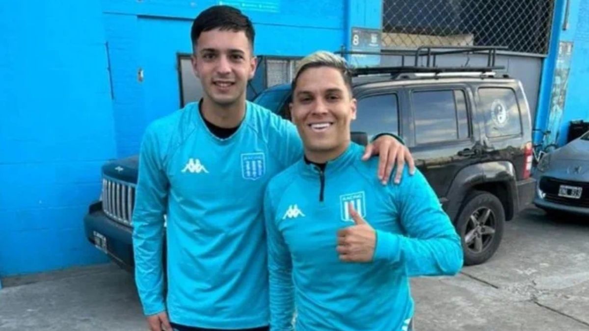 Juanfer Quintero luce los colores de Racing a la espera del debut
