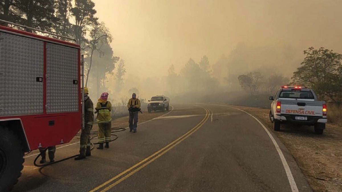 Alerta por incendios en Córdoba: ahora preocupan los fuertes vientos