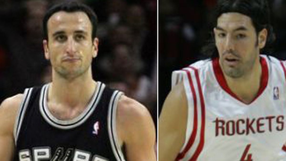 Luis Scola al equipo de novatos, Manu Ginóbili, todavía deberá esperar