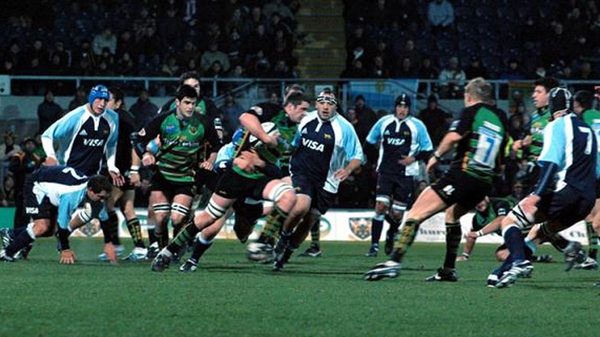 Los Pumas vencieron a Northampton por 40-17