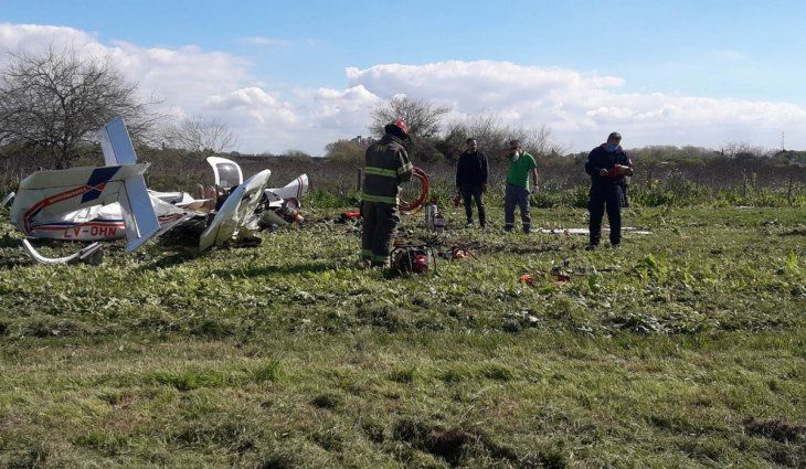 Cayó una avioneta cerca de la Autopista Buenos Aires-La Plata: hay dos muertos