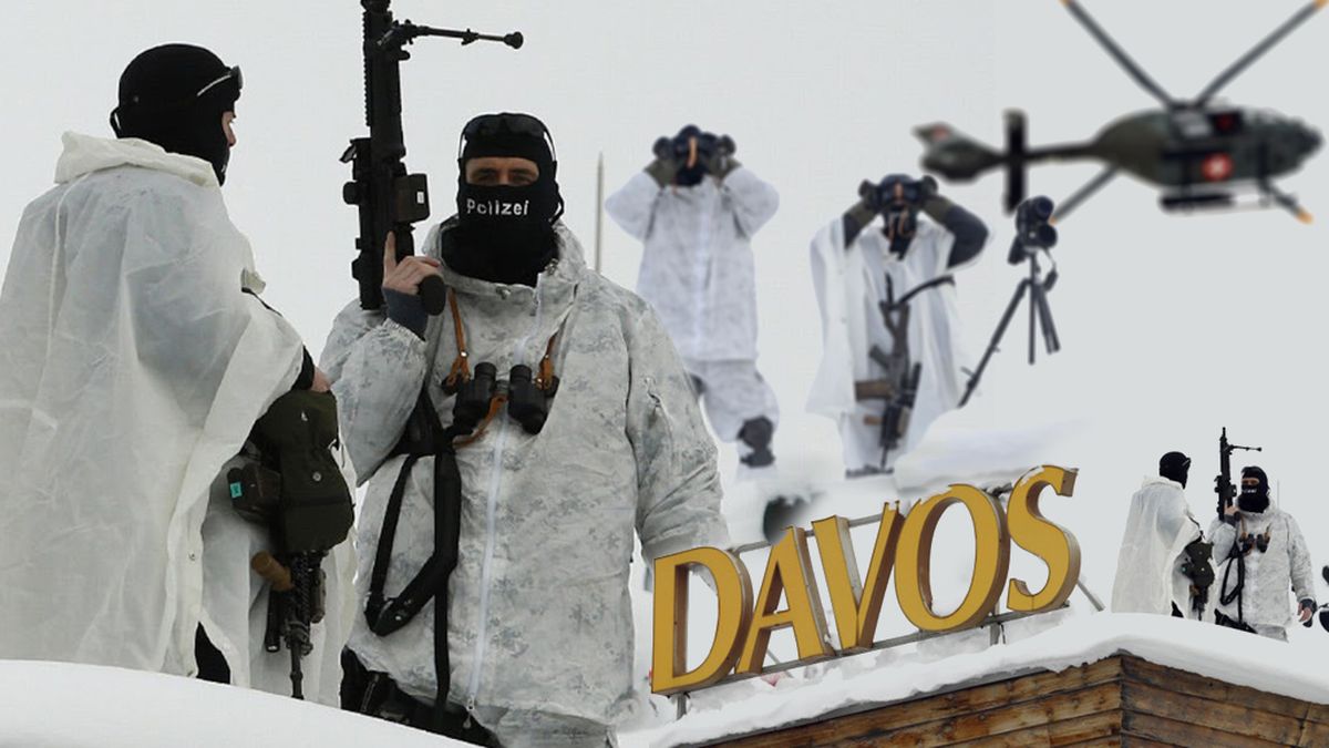 Impresionante operativo de seguridad en Davos para proteger a líderes ...