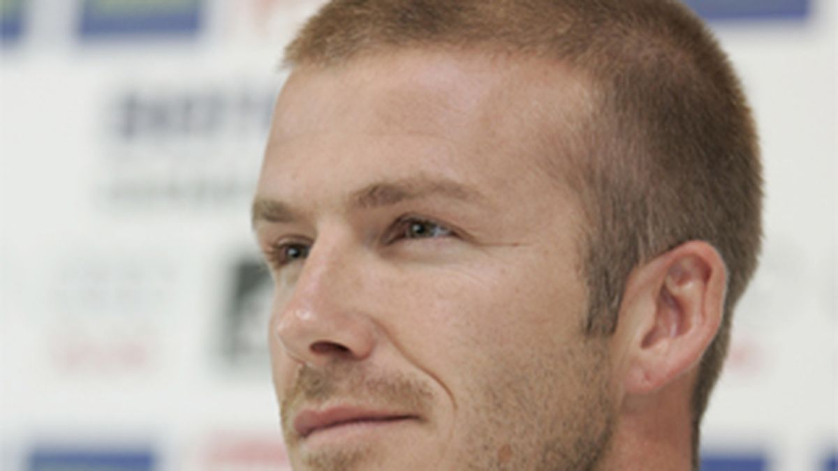 David Beckham está triste