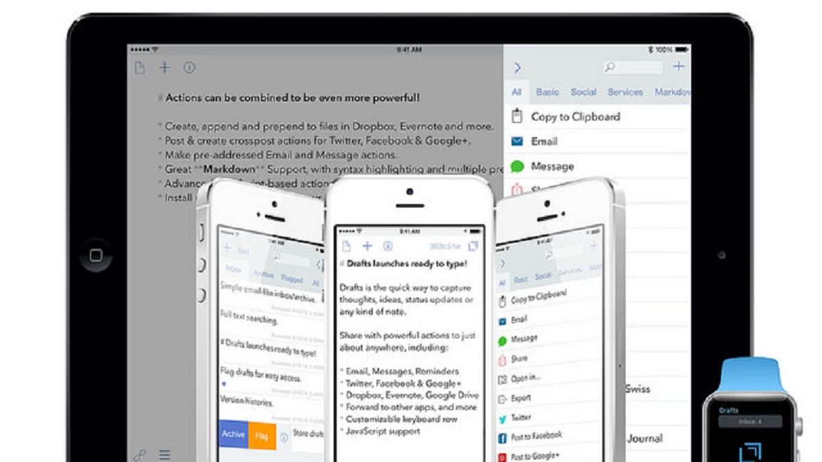 Drafts, la mejor aplicación para tomar notas en tu celular