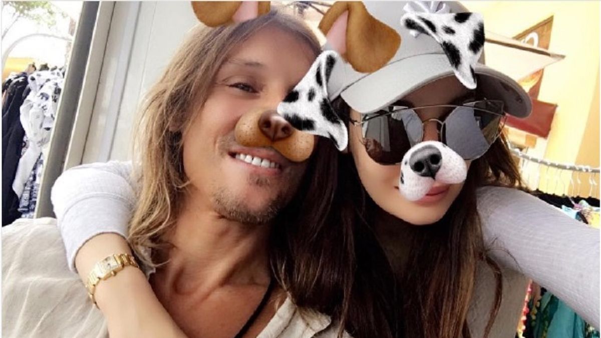 La foto de Claudio Paul Caniggia como un homeless en las redes