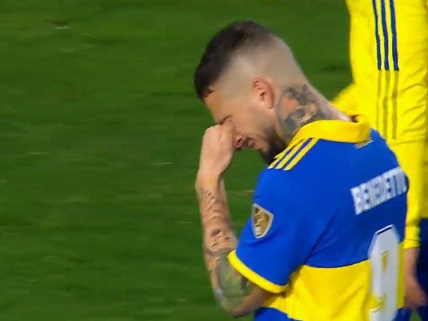 El llanto de Benedetto tras la eliminación de Boca en la Libertadores