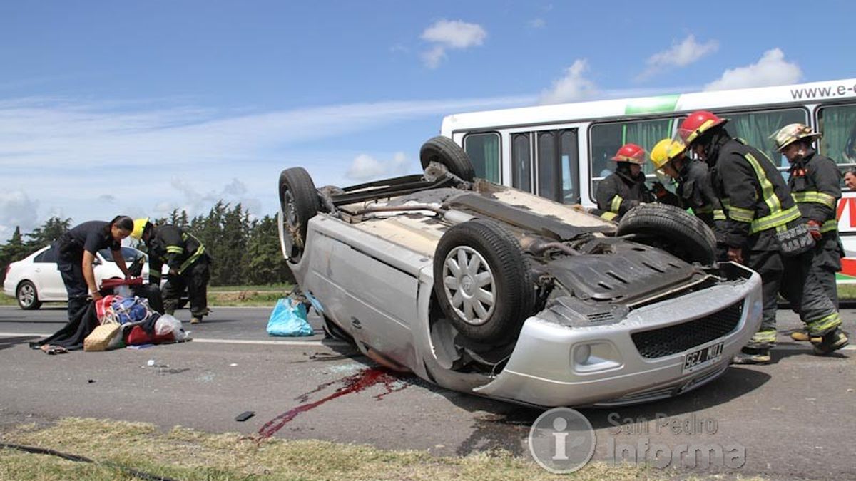 Accidente fatal en San Pedro: Dos muertos tras un vuelco en la Ruta 9 Accidente fatal en San Pedro: Dos muertos tras un vuelco en la Ruta 9