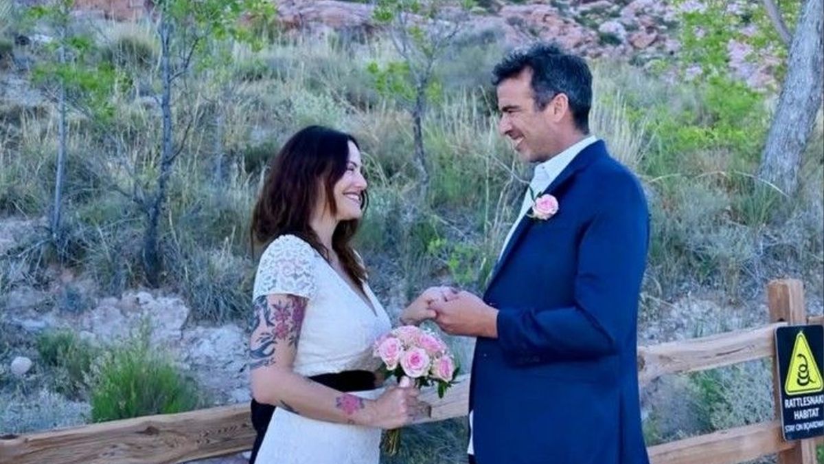 Connie Ansaldi confesó que se casó en secreto en Las Vegas: las imágenes