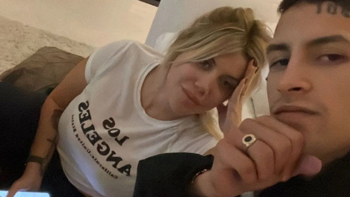 ¿L-Gante durmió en el departamento de Wanda Nara? La foto de la polémica