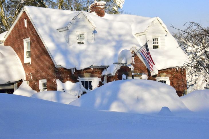 Mirá las mejores fotos del temporal de nieve en Estados Unidos