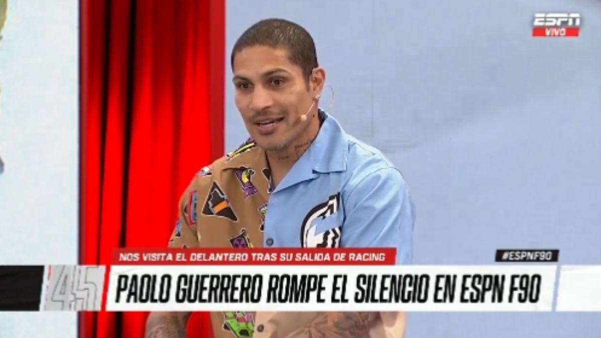 No pienso dejar el fútbol: la palabra de Paolo Guerrero luego de su inesperada salida de Racing