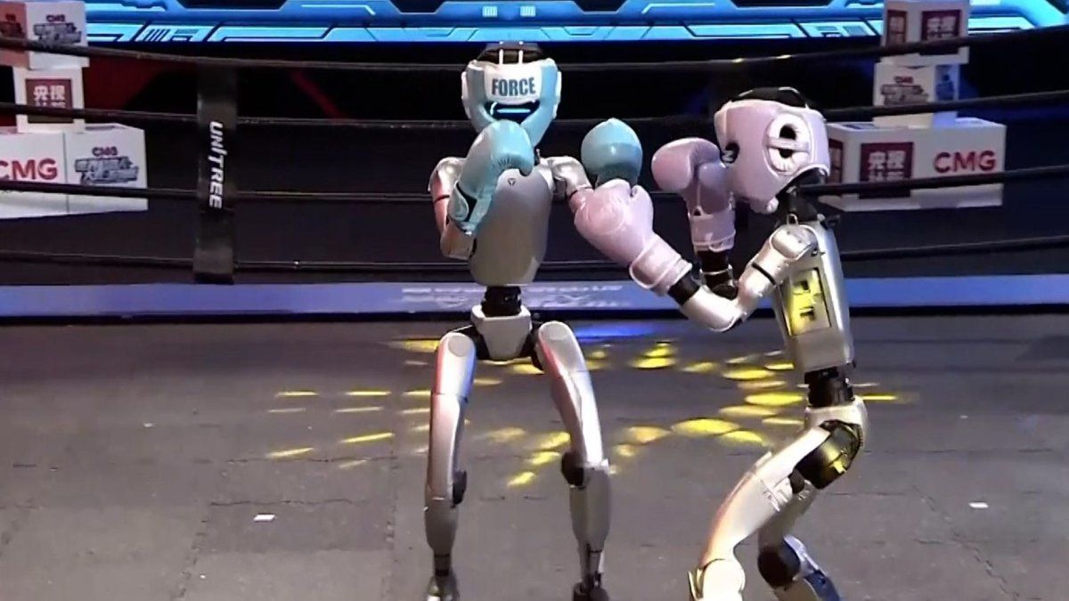 Robots humanoides deslumbran en el primer torneo oficial de boxeo en China