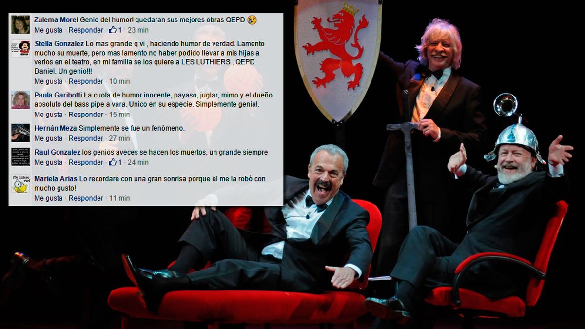 ¿Cómo recordás a Daniel Rabinovich, de Les Luthiers?