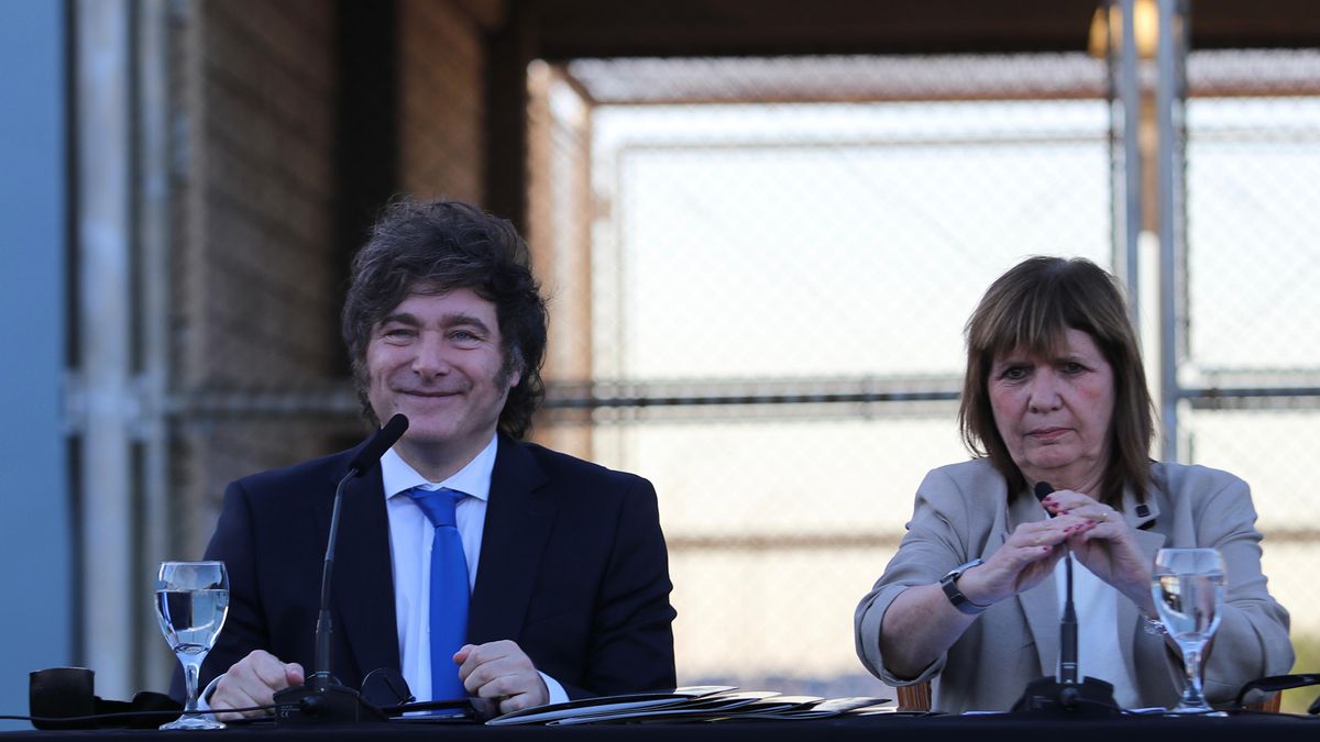 Javier Milei y Patricia Bullrich presentaron en Ezeiza el proyecto de nuevo Código Penal