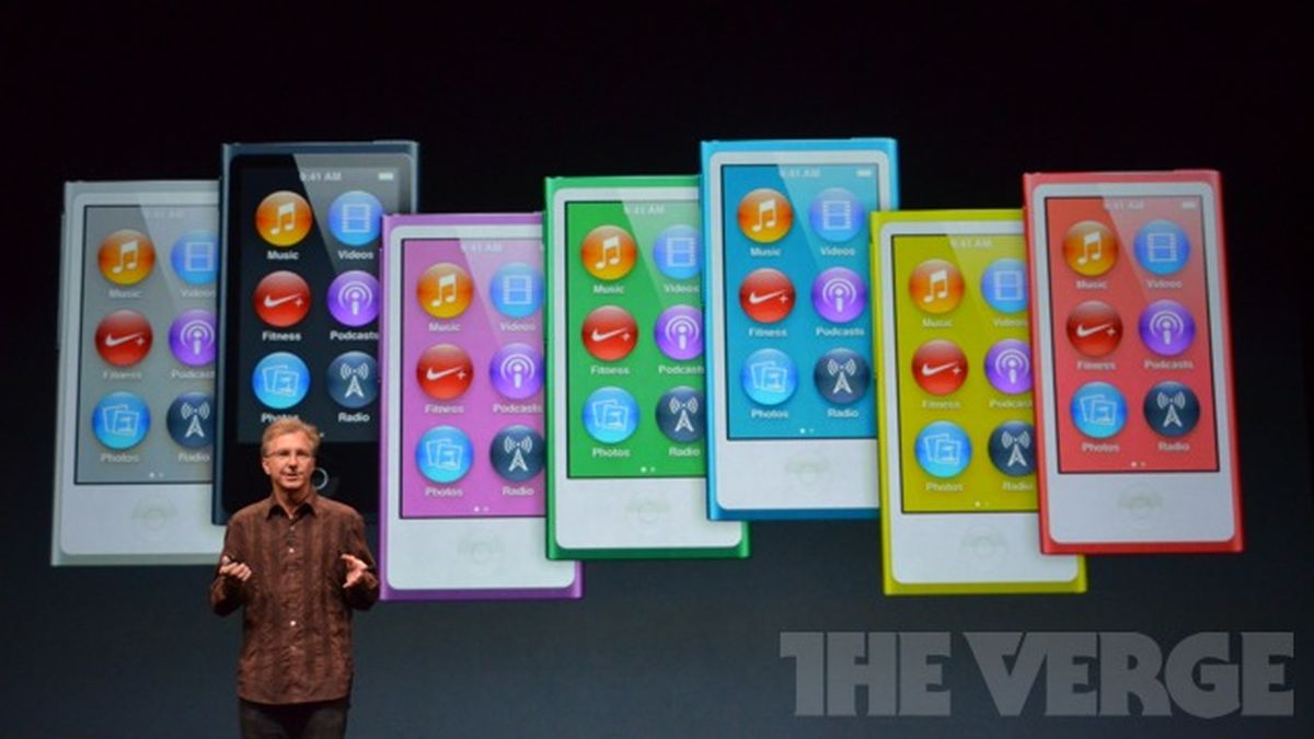 Apple también lanzó nuevos modelos de sus iPods
