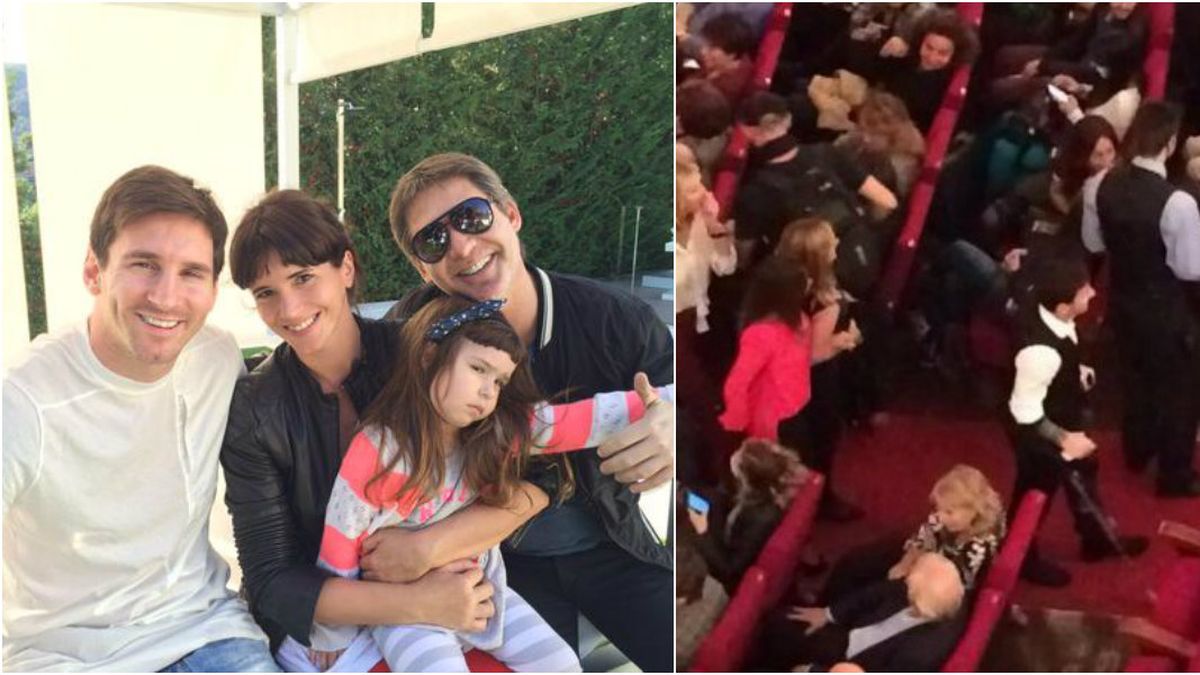 Lionel Messi disfrutó del teatro y asado argentino con Adrián Suar