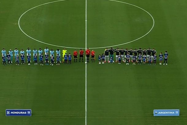 Insólito error en el amistoso de la Selección Argentina vs. Honduras ...