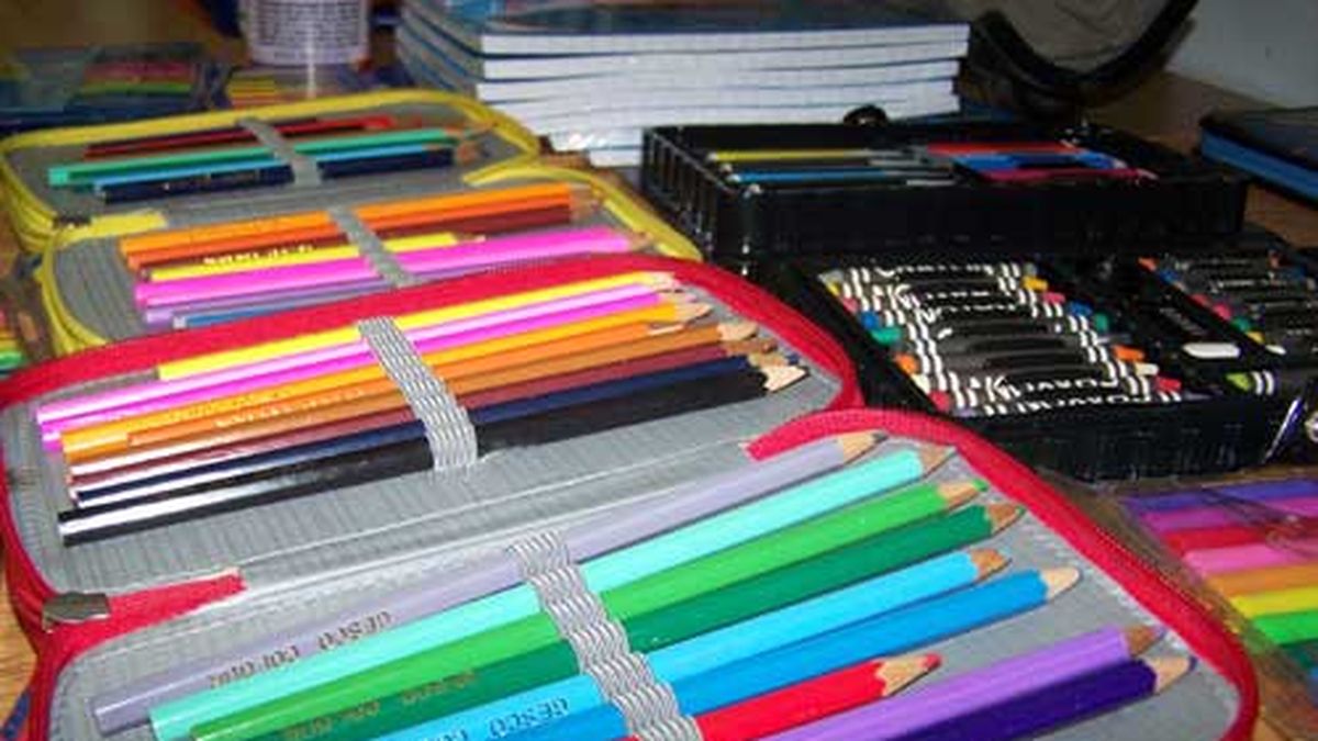 Los útiles escolares cuestan hasta un 50% más que el año pasado