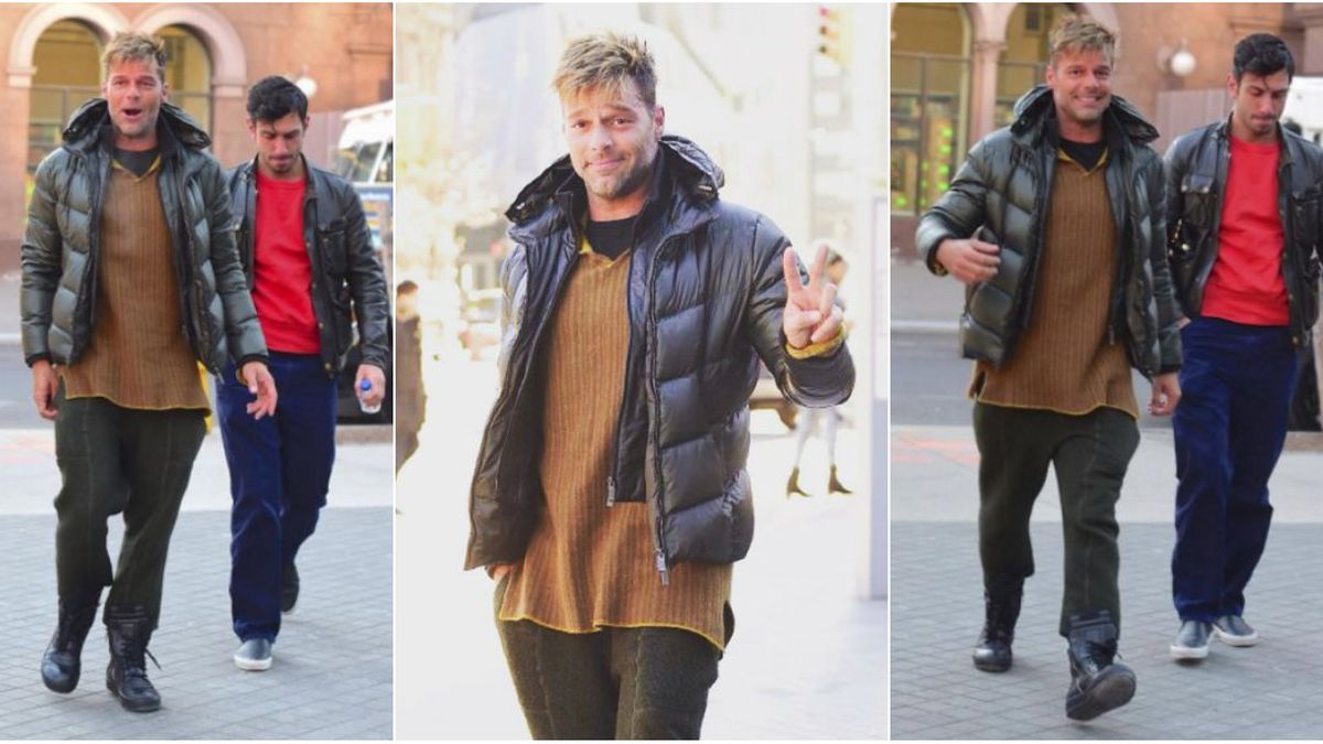 Ricky Martin se mostró junto a su nuevo novio en las calles de Nueva York