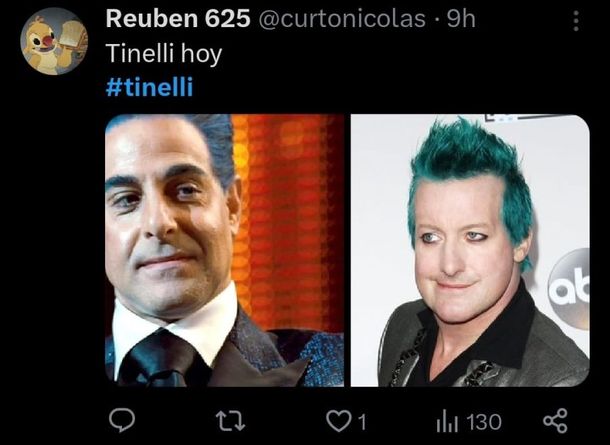 Marcelo Tinelli se tiño el pelo de azul y provocó una lluvia de memes ...