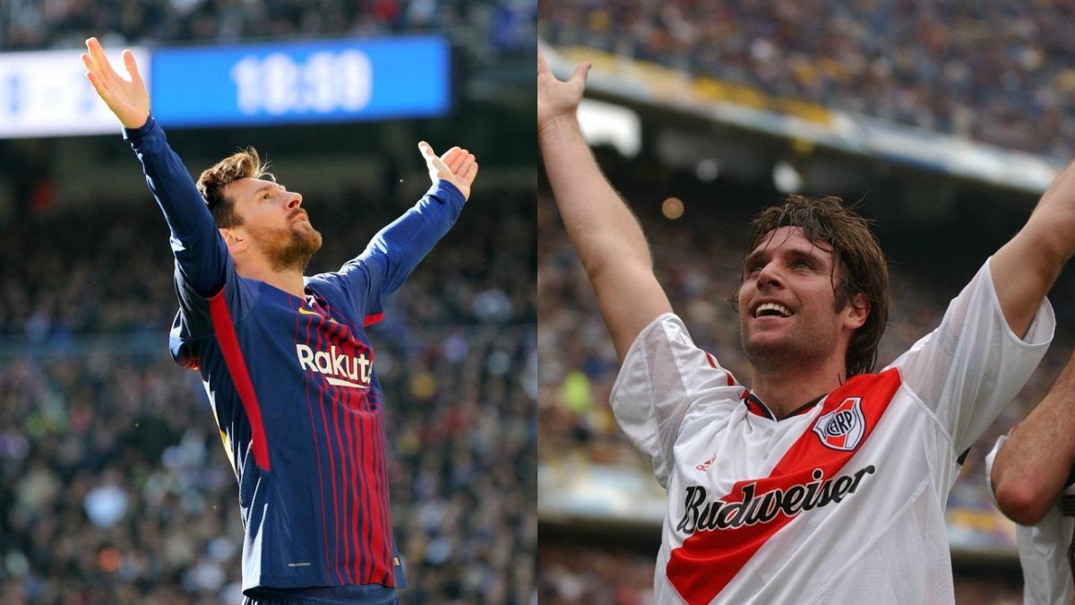 Cavenaghi se comparó con Messi por el festejo de su gol ante el Real Madrid