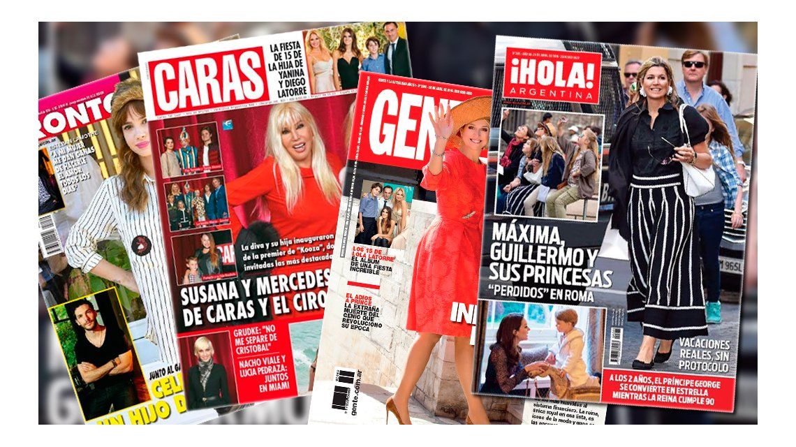 Mirá las tapas de las revistas de esta semana