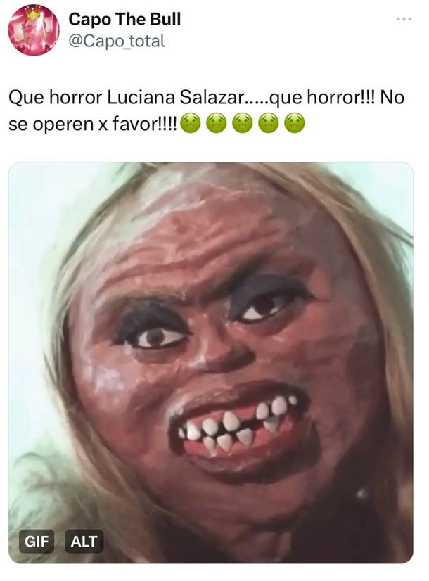 Los memes tras la aparición de Luciana Salazar en la Noche de Mirtha