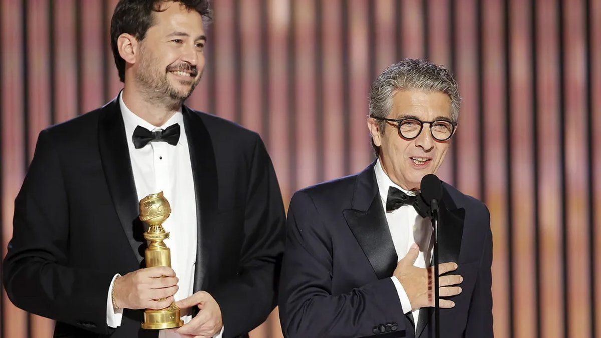 El saludo mundialista de Ricardo Darín en los Globos de Oro